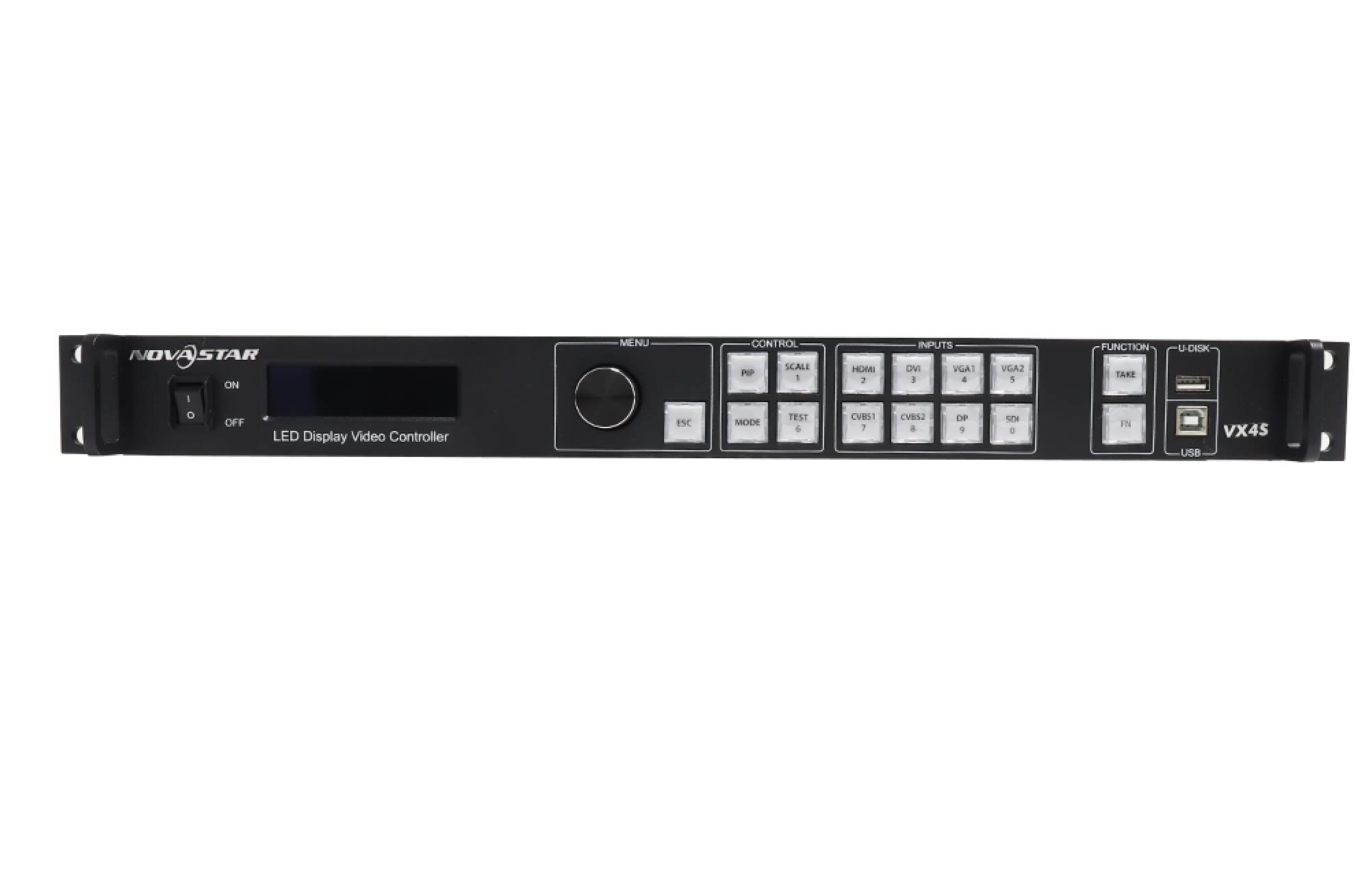 VISUALEDS Novastar VX4S-N Controller VX Series LED Video Processor ,Free Fast delivery About 4-5 Days, 555 mm × 405 mm × 180 mm