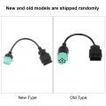 Ejoyous 9 Pin to 16 Pin OBD2 Truck Diagnostic Scanner Cable Adapter for Engine with Superior Flexibility and Durability (Male)
