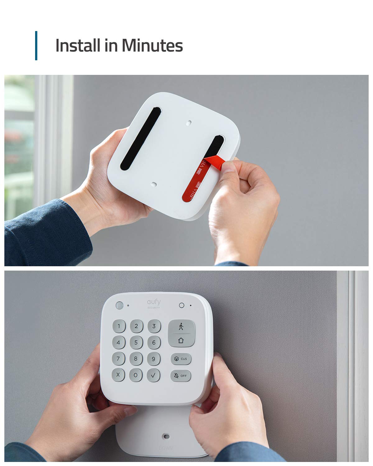 eufy Security Keypad, Home Security System, Home Alarm System, 180-Day Battery, Home & Away Security Modes, Link to eufyCam, eufy Video Doorbell, Optional 24/7 Protection Service