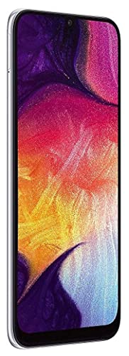 Samsung Galaxy A50 A505G 64GB Duos GSM Unlocked Phone w/Triple 25MP Camera - White (Renewed)