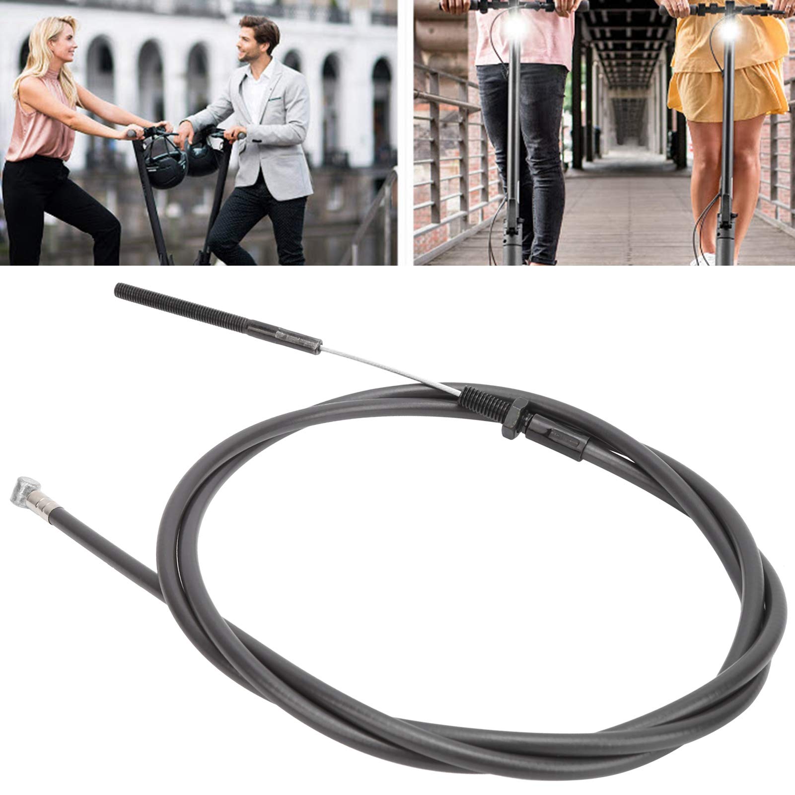 Dilwe Brake Cable Kit, Electric Scooter Brake Cable Line Brake Cable Suitable for Ninebot G30 Series Electric Modification Accessories