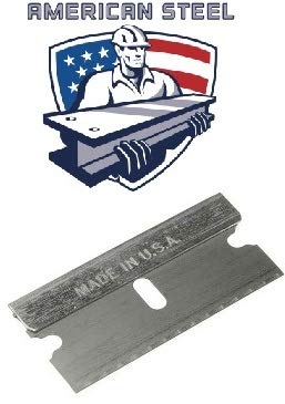 FitAll - 5 Pack Razor Blades-Replacement Razor Blades Single Edge, (5 pack Single Edge Razor Blades) Made in USA