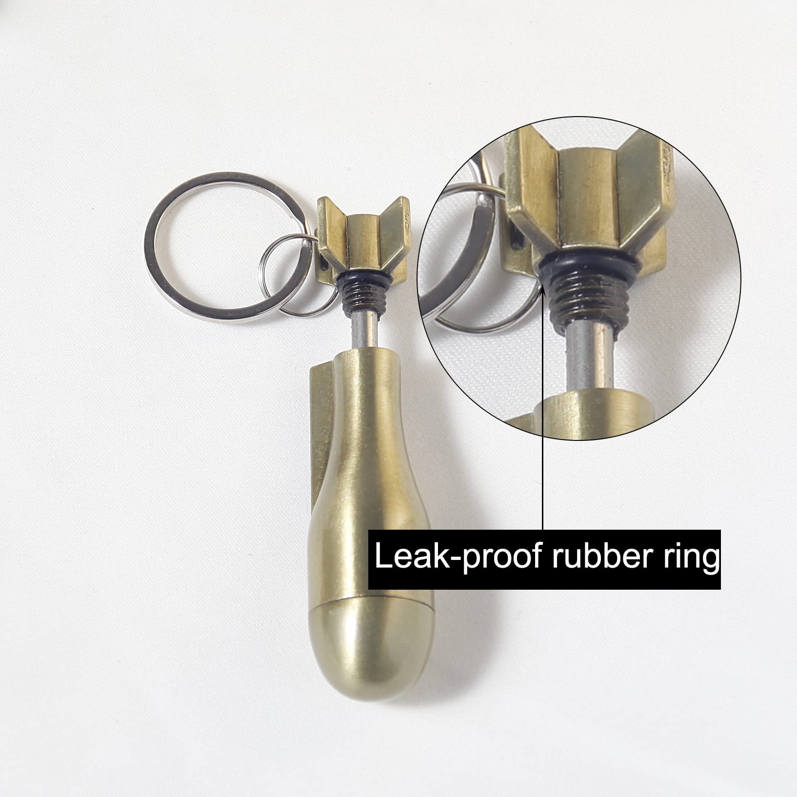 EwiutoijngiQan Permanent Match Fire Starter Permanent Match Waterproof Emergency Survival Camping Keychain Lighter for Outdoor(No Oil) (Silver-5pcs)