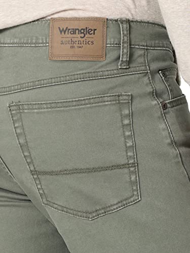 Wrangler Authentics Men's Slim Fit Straight Leg Jean, Spruce, 32W x 30W