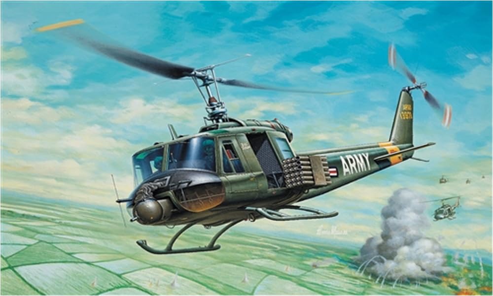 Italeri Models Bell UH-1B Huey Kit