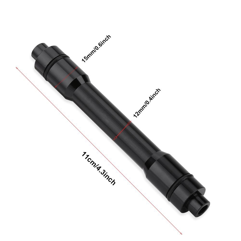 Dilwe VGEBY1 Hub Adapter, Firm Road Bike Wheel Fork Axle for 15mm Thru Axle Hub to 9mm Shaft