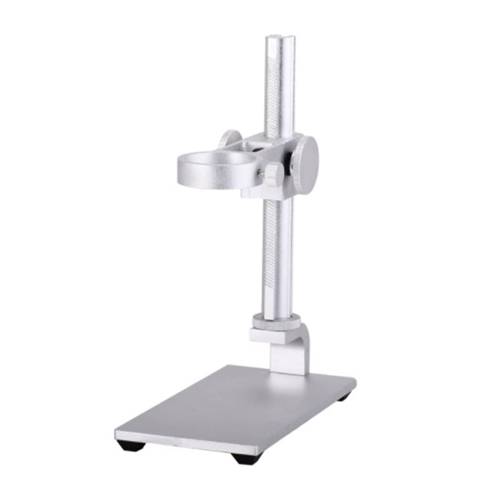LXXSH Aluminum Alloy Stand USB Microscope Stand Holder Bracket Mini Foothold Table Frame for Microscope Repair Soldering (Color : A, Size : See Figure)
