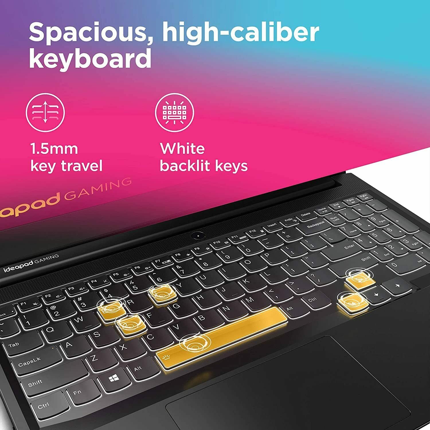 Lenovo IdeaPad 3 Gaming Laptop, NVIDIA GeForce RTX 3050Ti, Ryzen5 5600H, 15.6" 120Hz FHD, Backlit Keyboard, Wi-Fi 6, Type-C, Webcam+Privacy Shutter, HDMI Cable (32GB RAM | 1TB PCIe SSD)