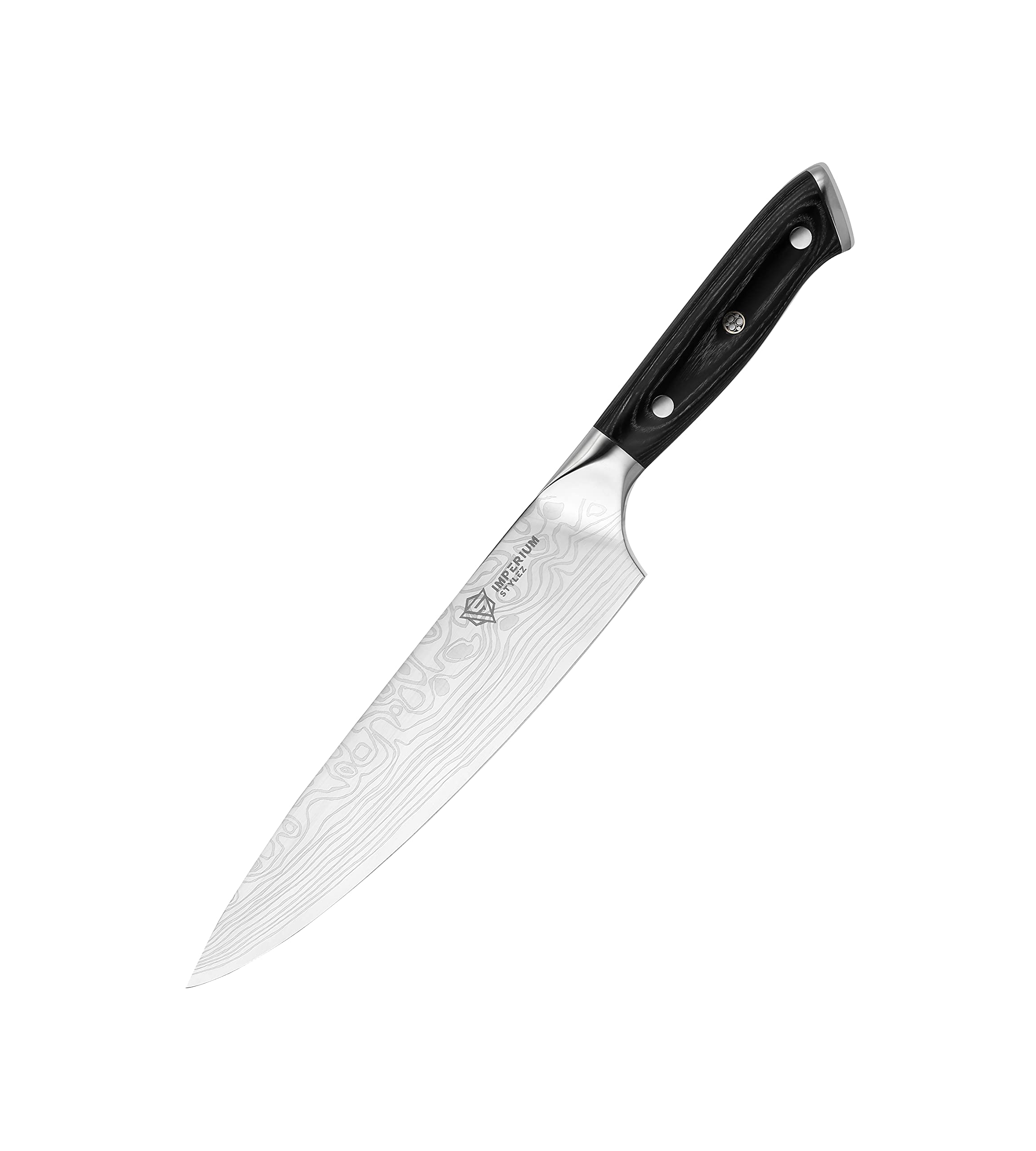HAYUMO Ultra Sharp Knife with Blade. Knife Sharpener, Finger Guard and Gift Box Included with This Premium Chef Knife | The Best Knife for Kitchen and & Restaurants.