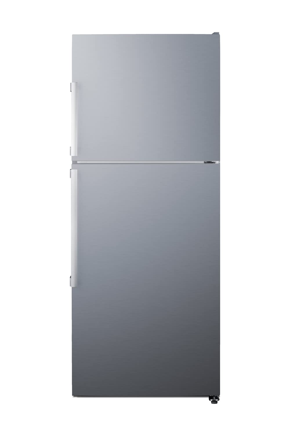 Summit Appliance FF1513SS 28" Wide Top Mount Refrigerator-Freezer, Interior LED Lighting, Digital Temperature Control, 13.63 cu.ft Capacity, Frost-free, Open Door Alarm, Stainless Steel Exterior