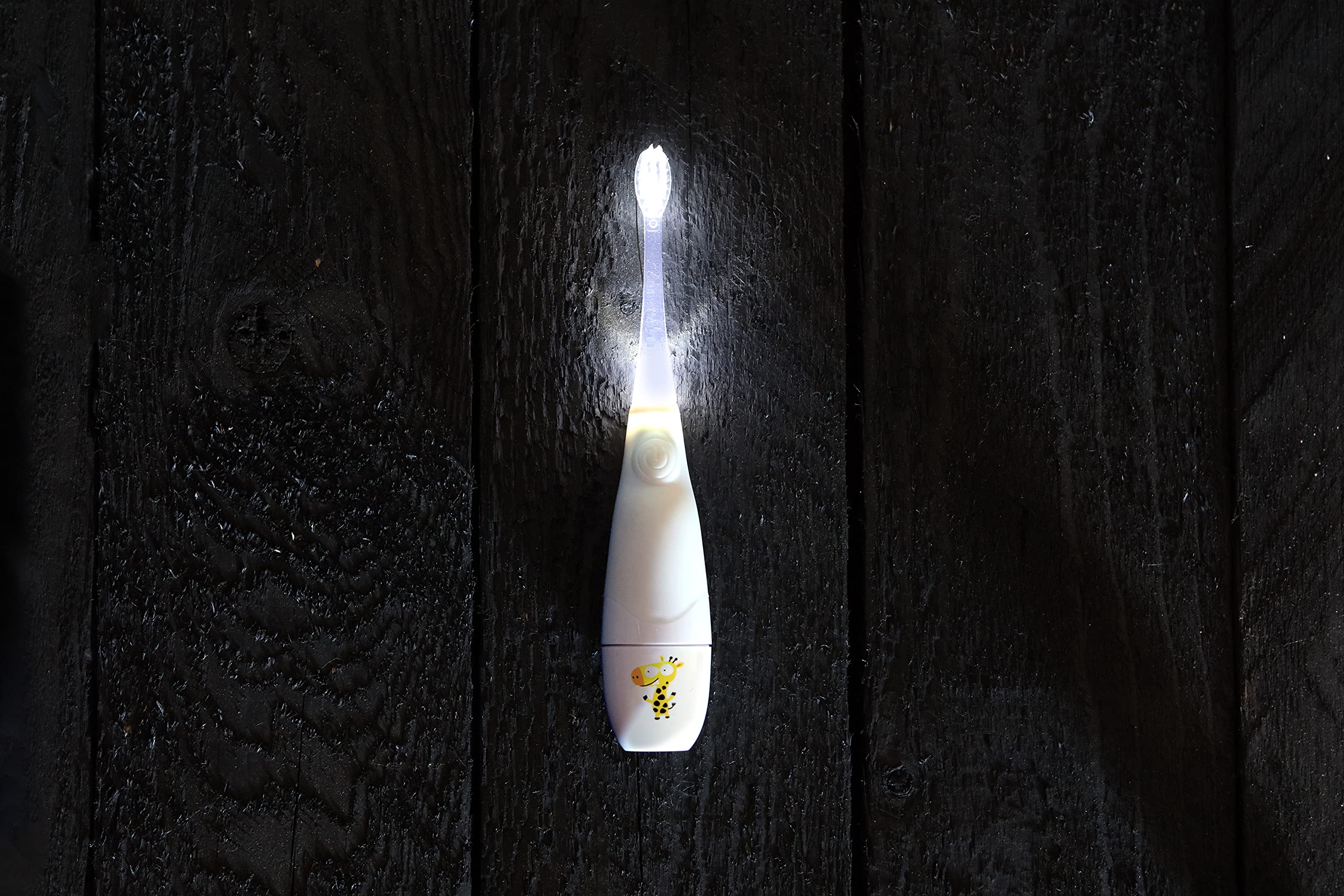 Jack N' Jill Tickle Tooth Sonic Electric Toothbrush with Replacement Head - Gentle Cleaning, Made for Tiny Teeth, LED Inspection Light, for Babies & Kids, Extra Soft Bristles - (1 Pack)