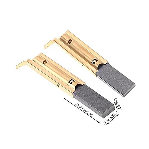 FLAVAS 2Pcs/Set Washing Machine Motor Carbon Fiber Insert Brush L94MF7, Compatible for Siemens Washing Machine 5X13.5X39.6mm