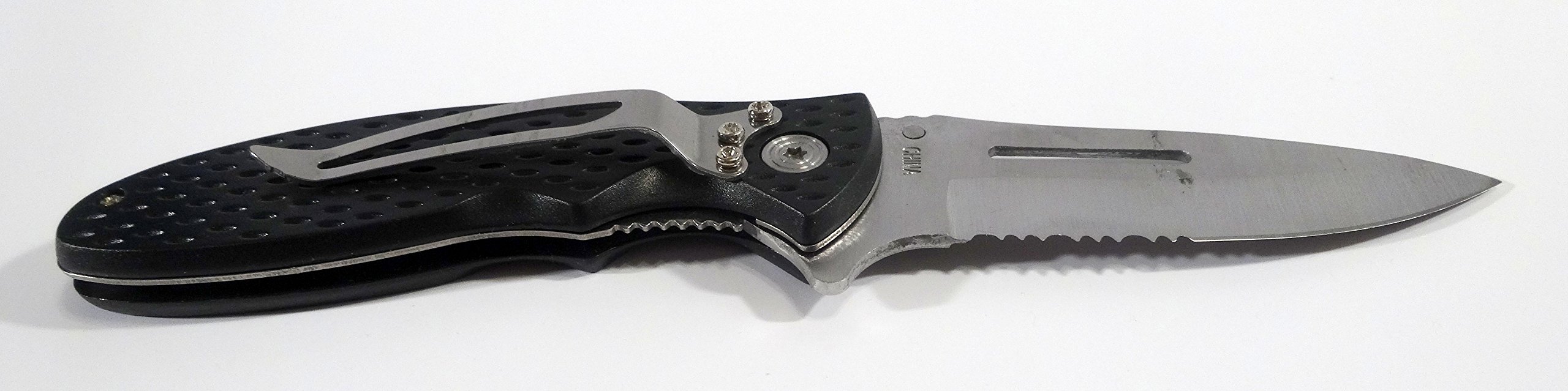 Frost Cutlery 'Double Tap' Folding Lock-blade Pocketknife with a 3.375" long Stainless Steel Blade