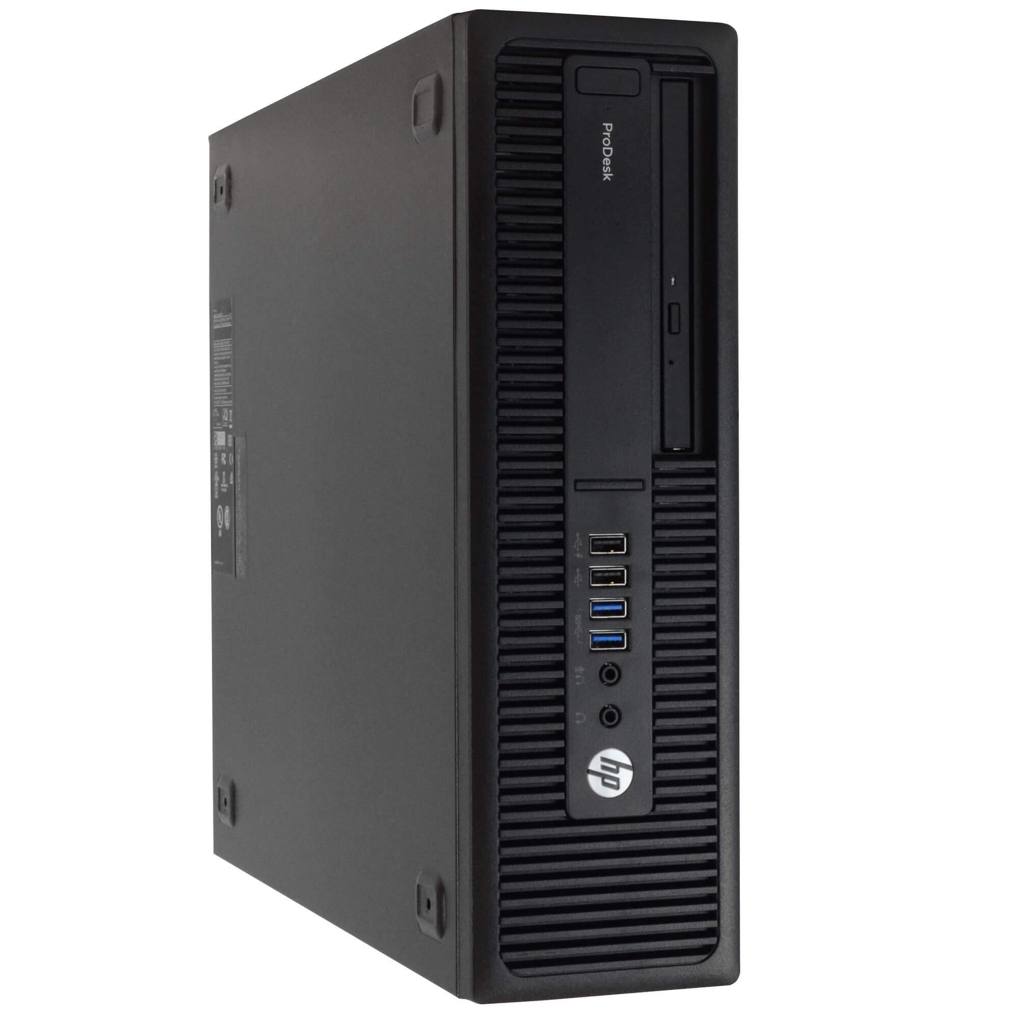 HP ProDesk 600 G2-SFF, Core i5-6500 3.2GHz, 8GB RAM, 256GB Solid State Drive, Windows 10 Pro 64bit (Renewed)