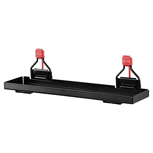 Rubbermaid Metal Shed Shelf & 50lb Capacity 34β Storage Shed Tool Rack (2-pack)