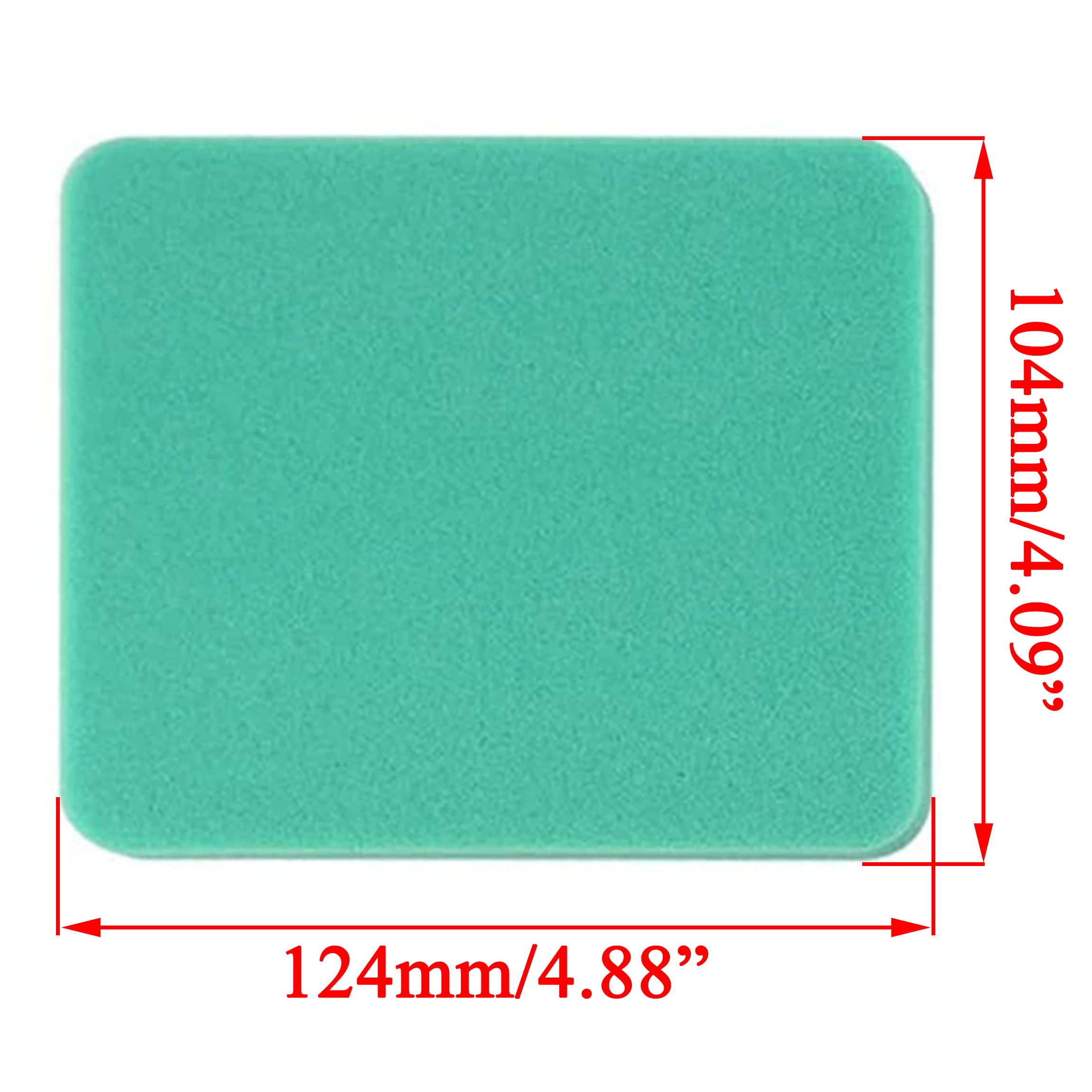 JS26 Air Filter for John Deere JS20 JS25 JS28 JS30 JA60 JA65 JS38 JM26 JM36 JS60 JS61 14OZ 14SZ 6.75HP 21" Lawn Mower (Pack of two)