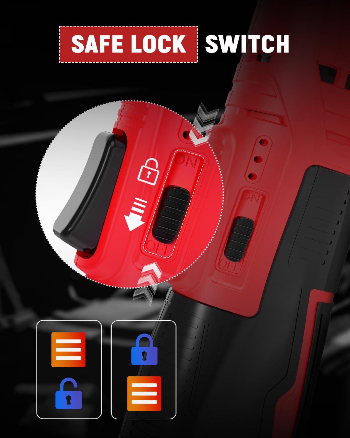 Tarlido 3/8" Electric Ratchet Wrench, 4" Extended 40 Ft-Lbs 400 RPM 12V Cordless Battery Powered Ratchet Wrench Set with LED Light, Including 2 Batteries, 11 Sockets and Fast Charge