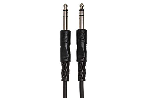 Hosa FSC-385 Footswitch, Guitar-style, Dual-latching & CSS-110 1/4" TRS to 1/4" TRS Balanced Interconnect Cable, 10 Feet