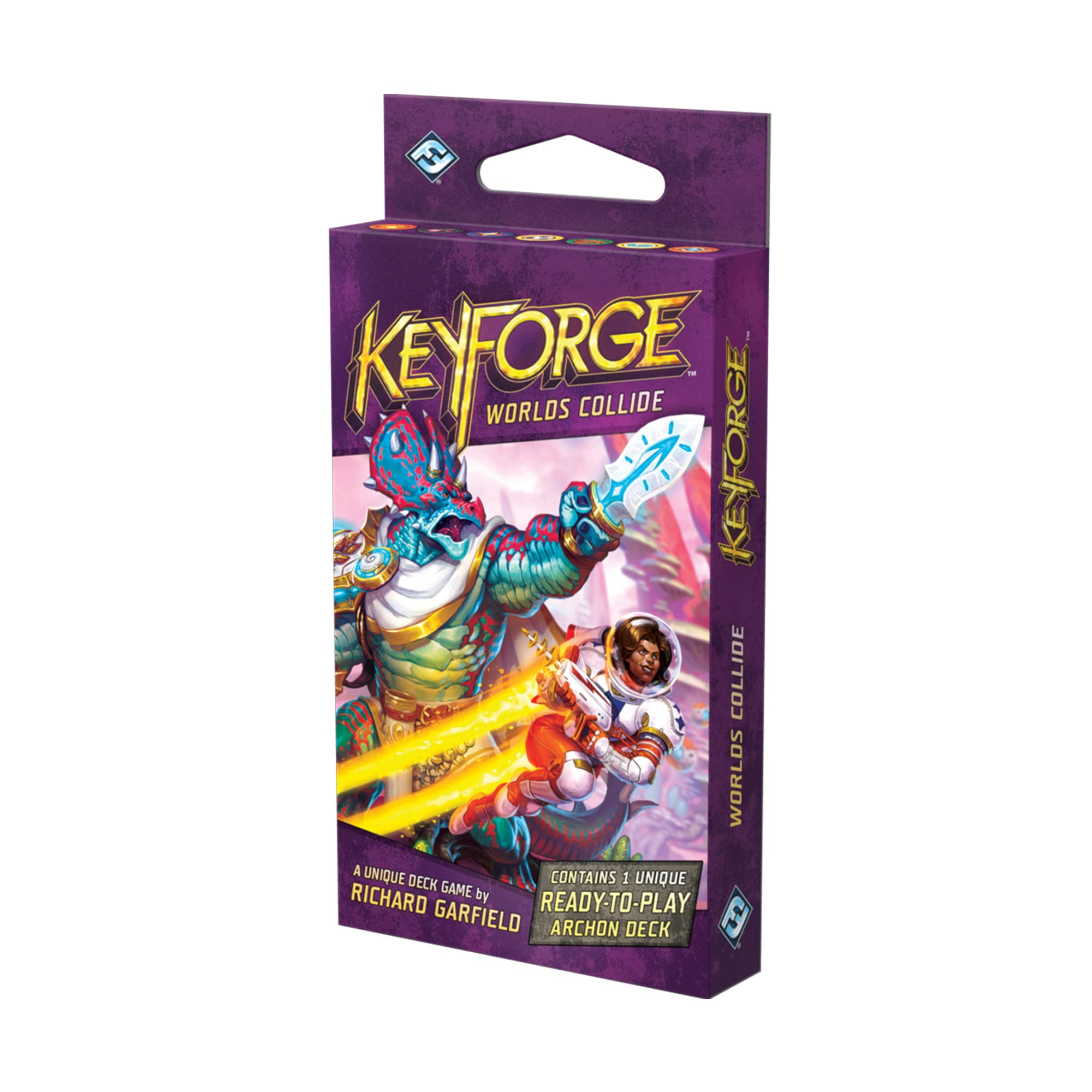 Fantasy Flight Games KeyForge Worlds Collide Archon Deck Expansion | Fast-Paced Card Came | Strategy Game for Adults and Teens | Ages 14+ | 2 Players | Average Playtime 45 Minutes | Made