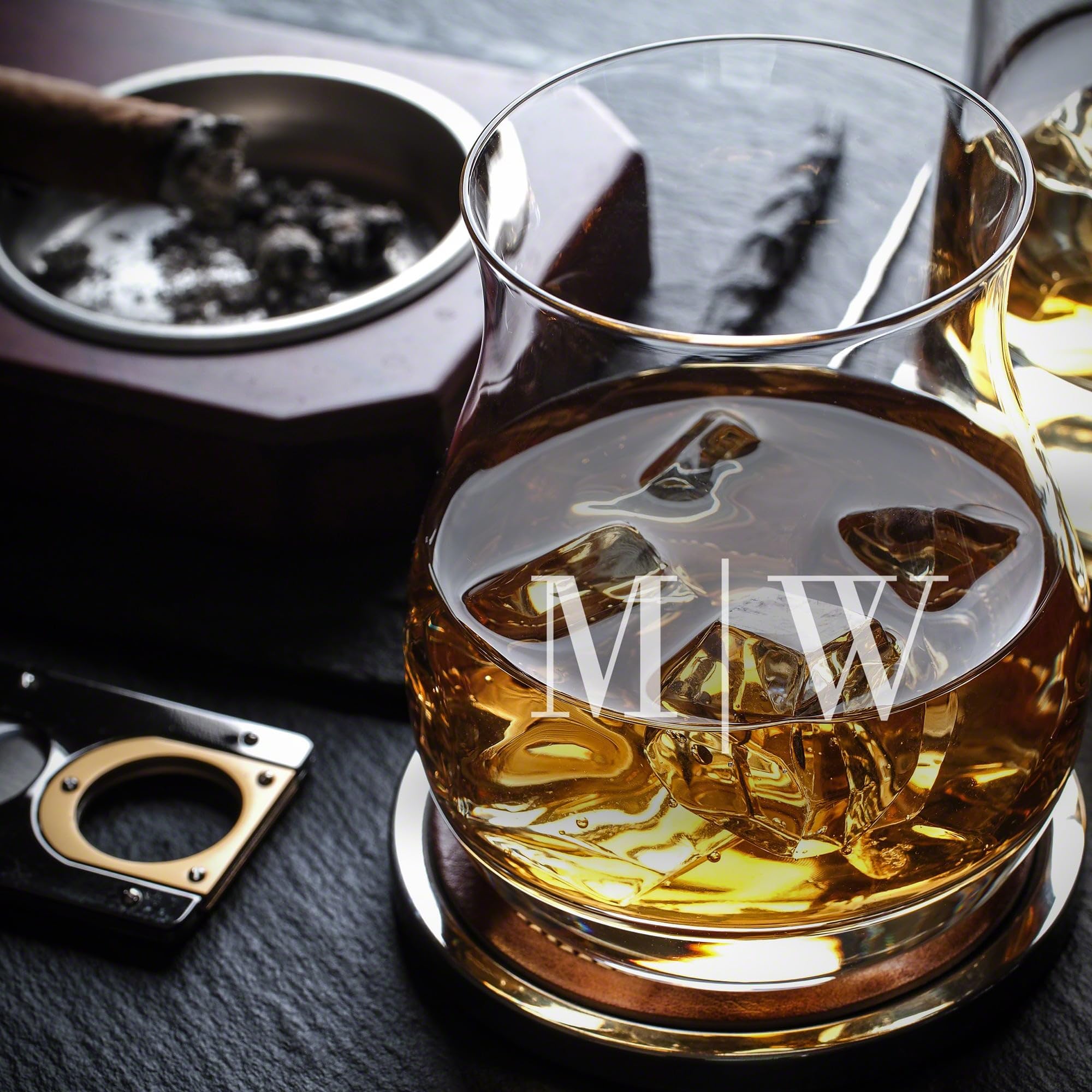 Glencairn Wide-Bowl Canadian Whiskey Glasses, Set of 4 (Personalized Product)