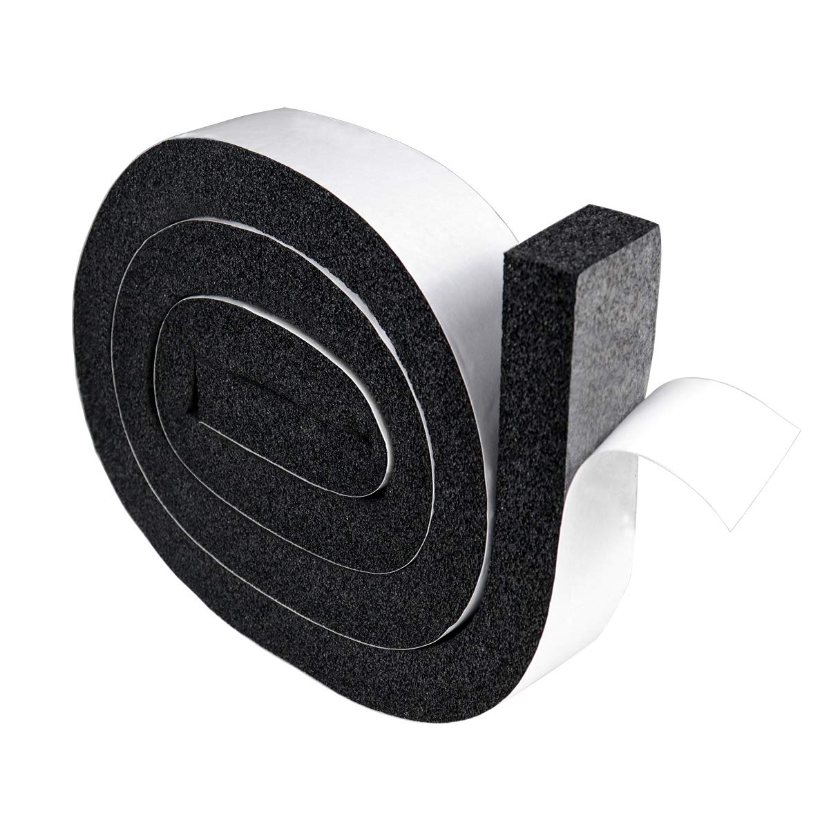 Forestchill Window Air Conditioner Foam Seal Tape with Strong Adhesive, 2 Inch Wide X 1 Inch Thick, High Resilience AC Insulating Foams Weather Strip, 6.5 Feet x 1 Roll