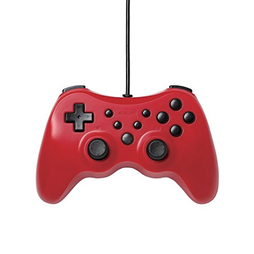 Elecom gamepad 12 button vibration function · With firefighting function Red JC - U 3712 FRD