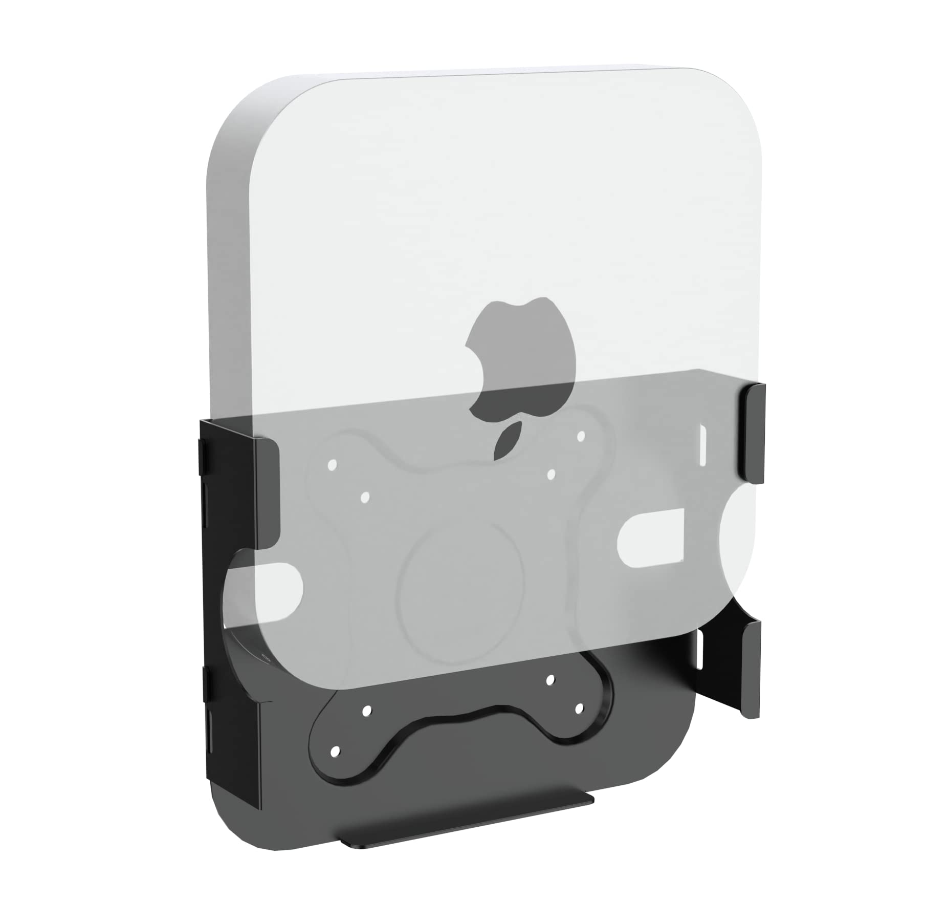 Mac Mini Mount Solid Steel Mount Fits on Wall/Behind Monitor/Under Desk VESA Monitor Mount for Mac Mini Compatible All Mac Mini's & New Mac Mini M1