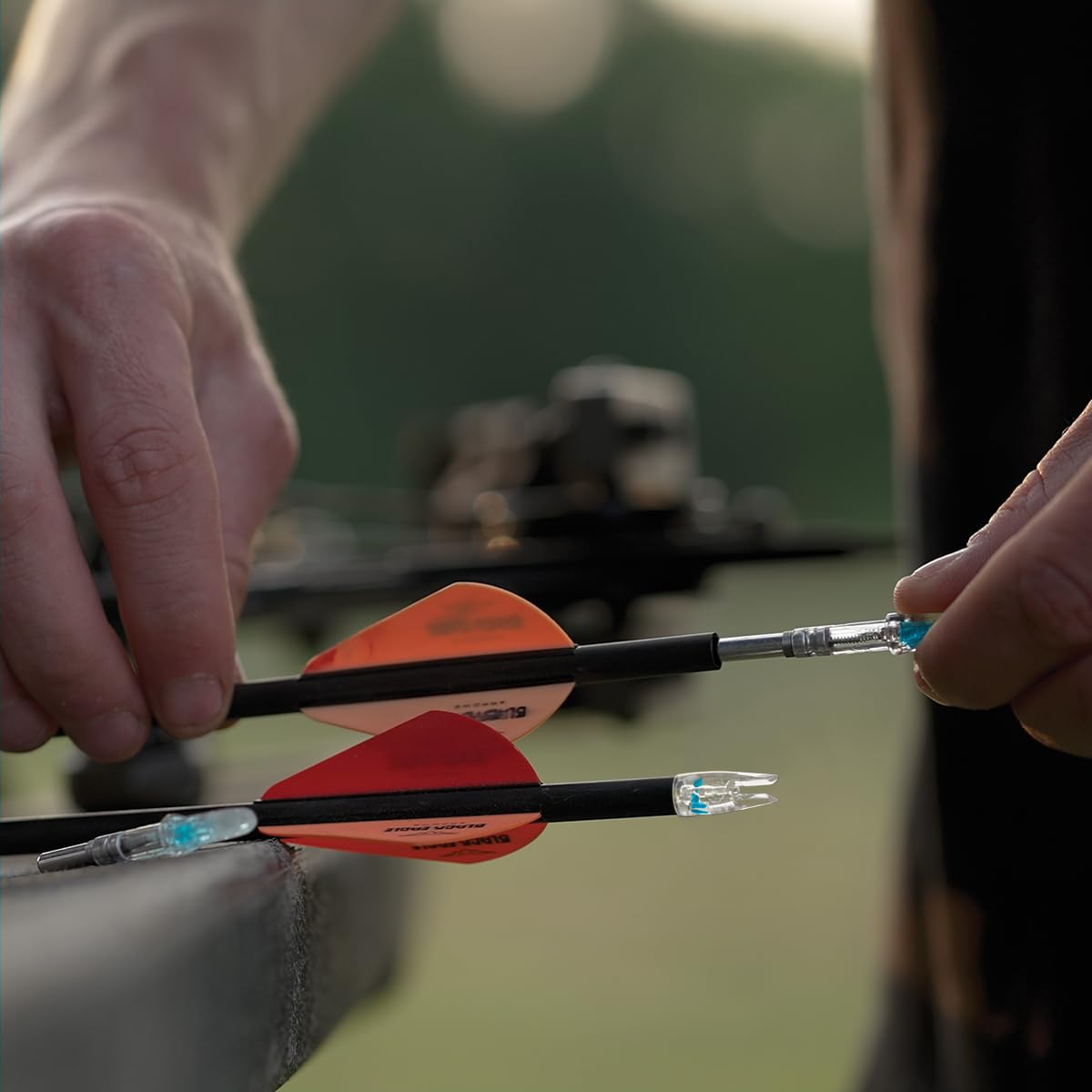 Halo Nock Micro Lighted Nocks for Archery & Bowhunting, Fits .165-.166 Internal Diameter Arrows, Blue, 3-Pack