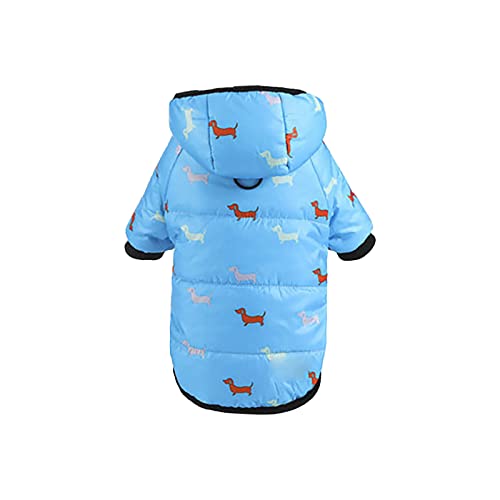 Pet Clothes for Large Dogs Autumn and Winter Teddy Thickened Cotton Small and Medium Sized Dogs Clothes Dog Cotton Pet Coat for Medium Dogs Girl (Small, A)
