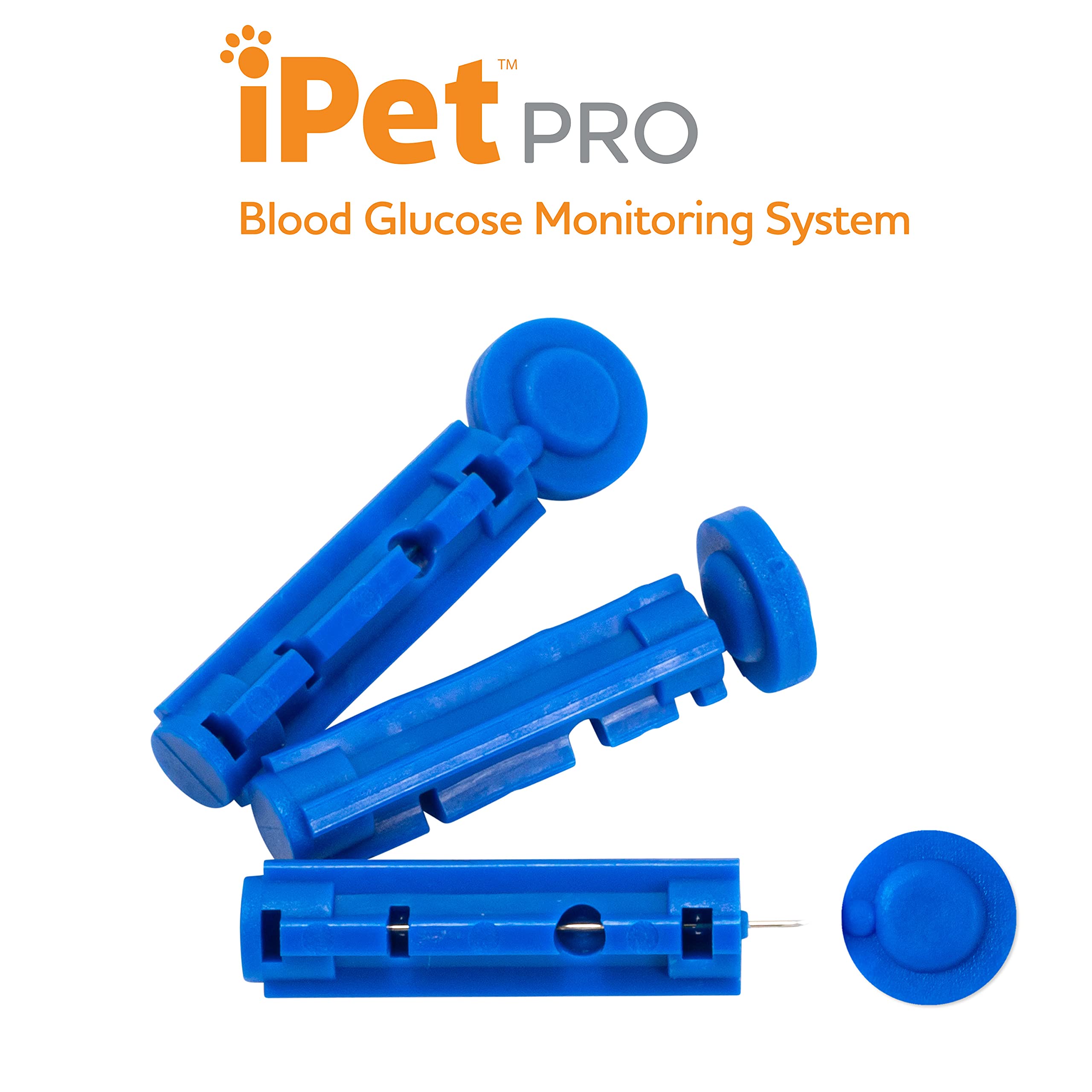 UltiCare VetRx iPet PRO Blood Glucose Monitoring System (28 Gauge 100 ct. Lancets)