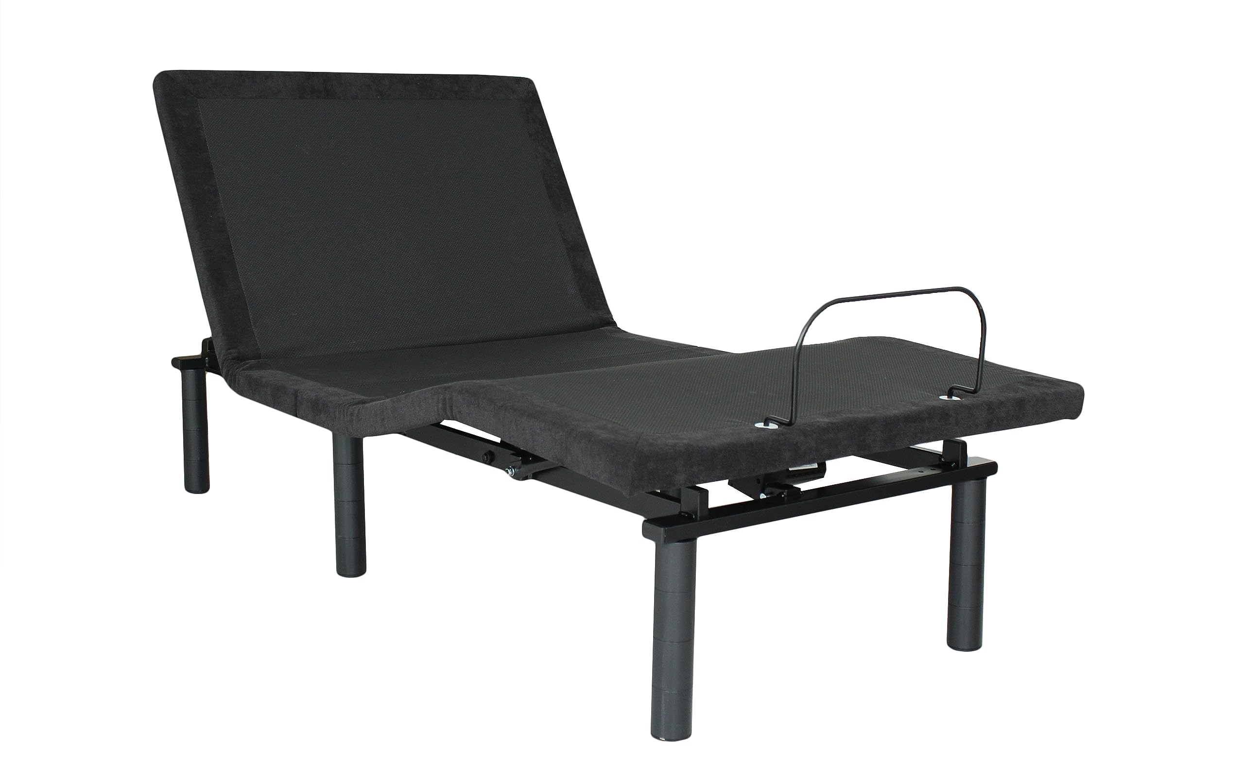 Electric Adjustable Bed Frame with Head & Foot Incline, Twin XL Adjustable Bed Base with 2 USB Ports & Adjustable Legs, Bed Frame Folding Design with Remote Control and Quiet Motor, Easy Assembly