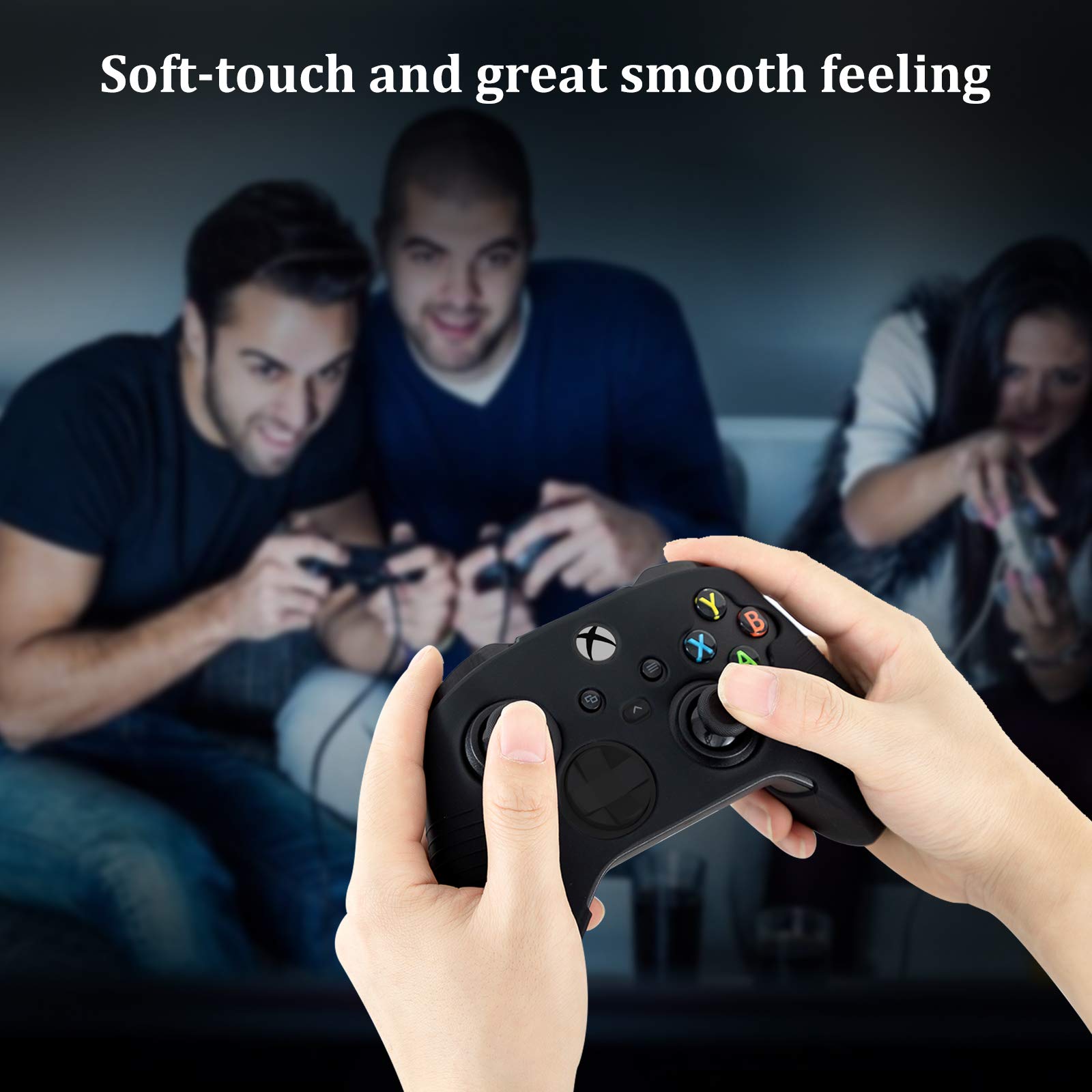 DOYO Silicone Case for Xbox Series X & S Controller Video Games Rubber Cover Skin case Anti-Slip Water Protector Case for Xbox Series X & S Wireless/Wired Gamepad Controller