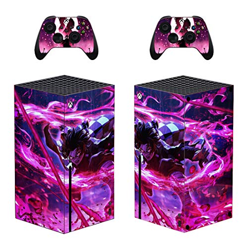 Evil King Decals Stickers Full Set Faceplate Skin for X-box-One-Series X Protection Kit by KAJAL MANI