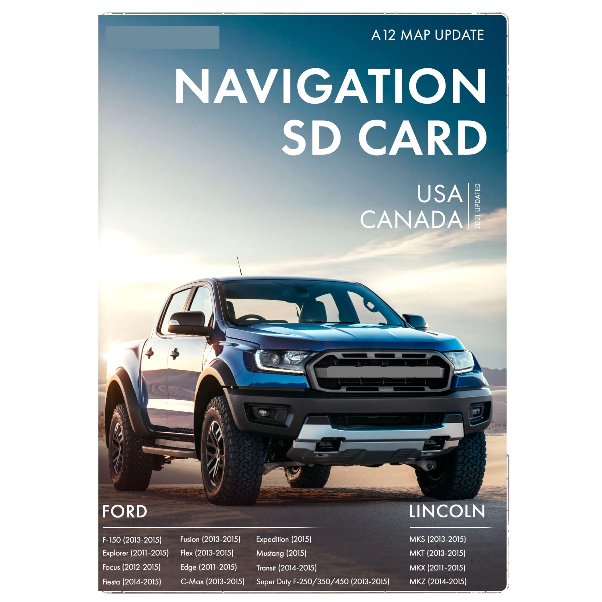 Ferrie Navigation SD Card Compatible with Ford Lincoln A12 | Latest Update 2021 | USA and Canada