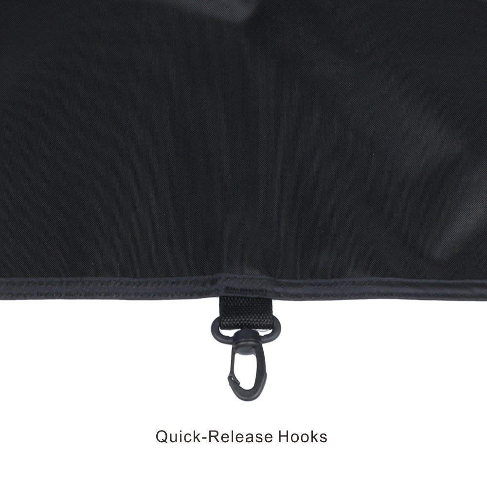Explore Land Universal Kayak Cockpit Drape Waterproof Seal Cockpit Cover for Indoor and Outdoor Bundle 3 Pack Large, 60x29 inches