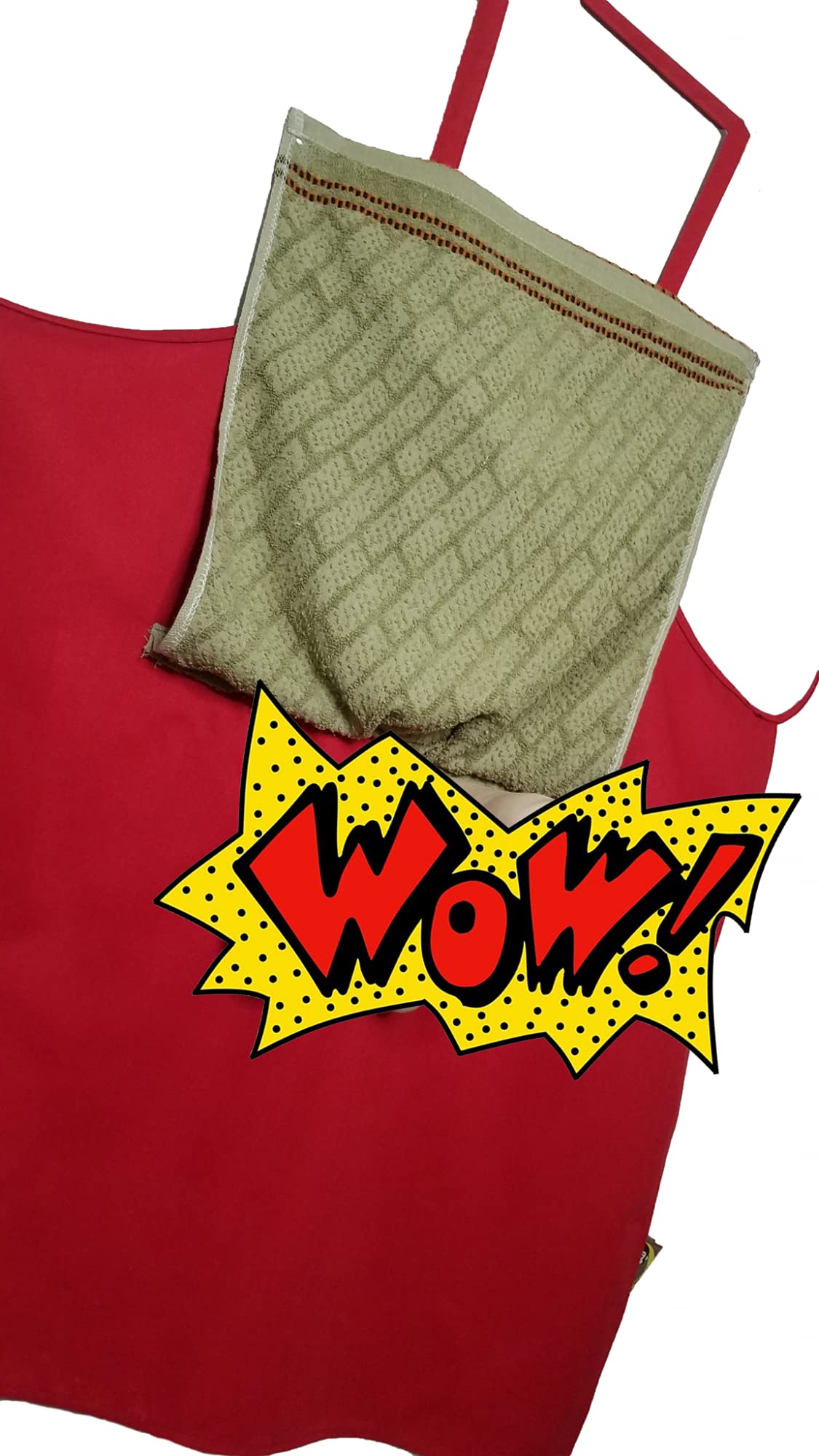 Kiss The Cook Prank Apron - Perfect Gag For Dad & Barbecue Parties