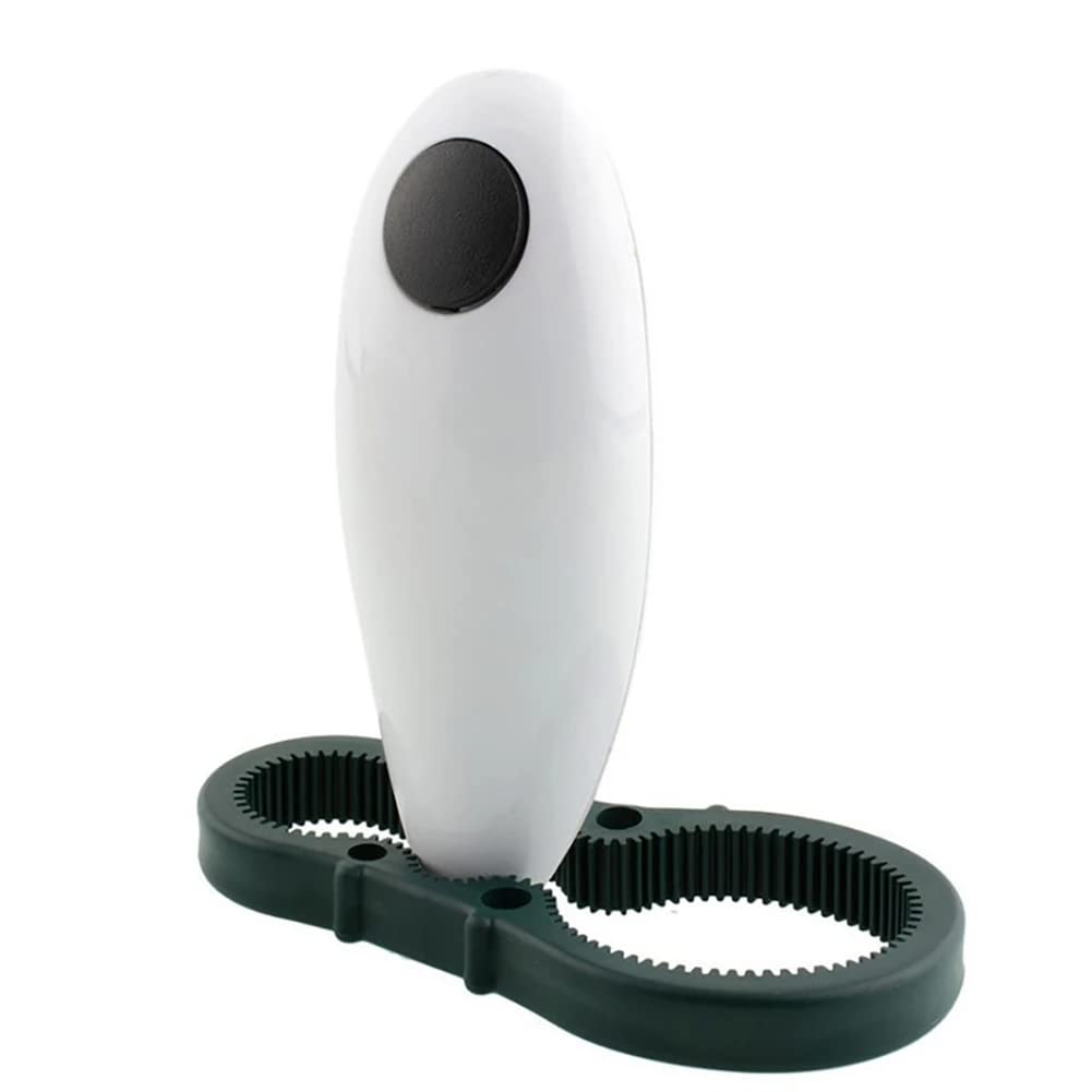 Electric Can Opener + FREE Bonus Gripmate Jar Opener included, Automatic, Smooth Edge, Home Kitchen Gadgets Tool, One Touch Can Opener for Kitchen, Two AA batteries required (not included)