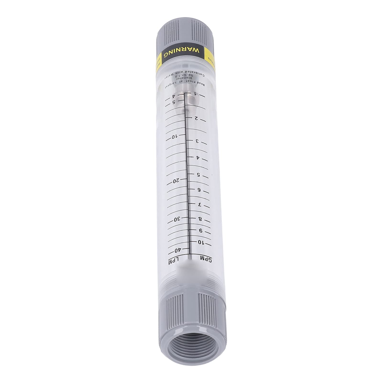 Liquid Flow Meter, Accuracy Flowmeter Tube Type Durable Acrylic 1-10GPM for Factory