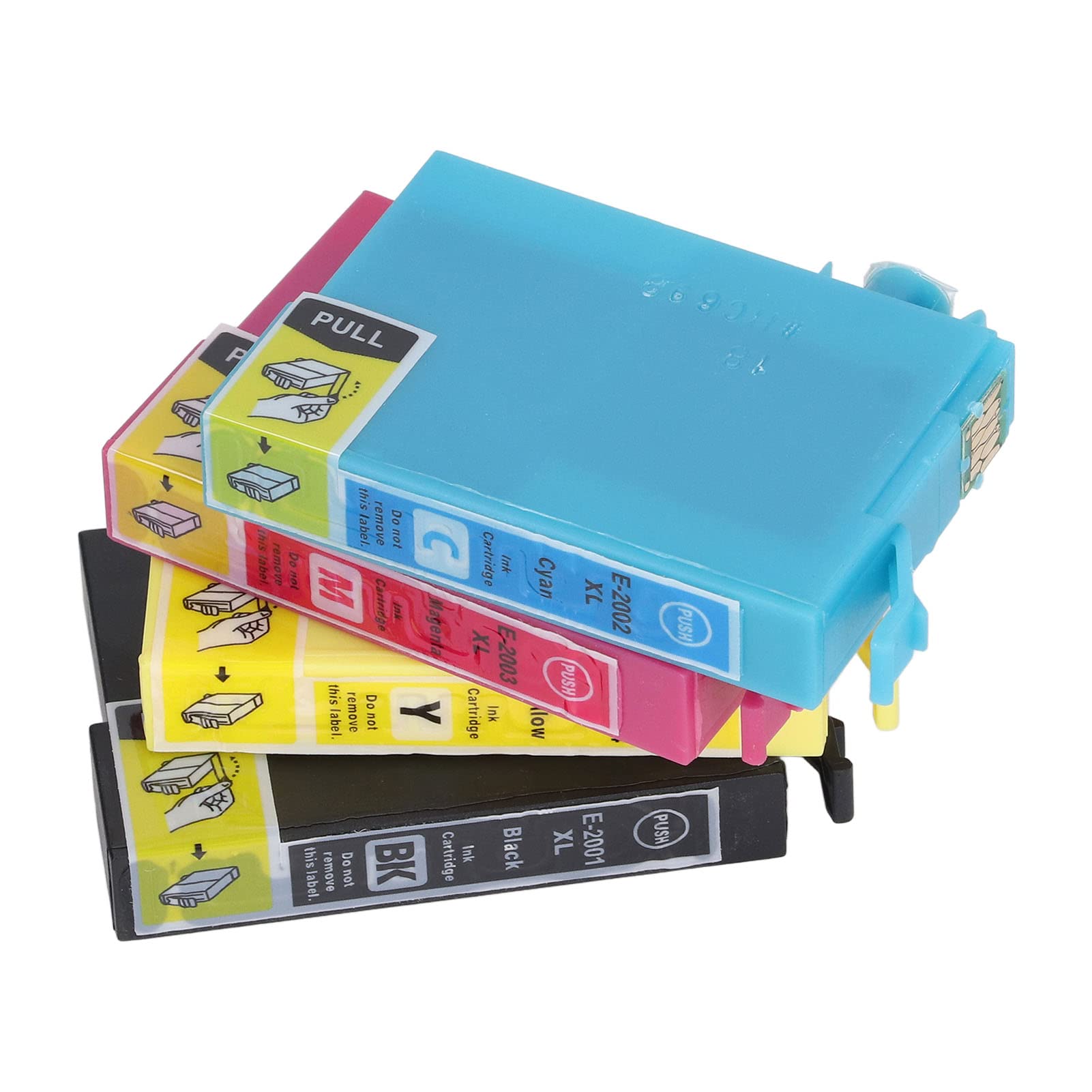 Gonetre Ink Replacement Combo Pack Ink 4 Colors Bk C M Y Abs Housing Fadeless Printing Combo Pack for Xp 200