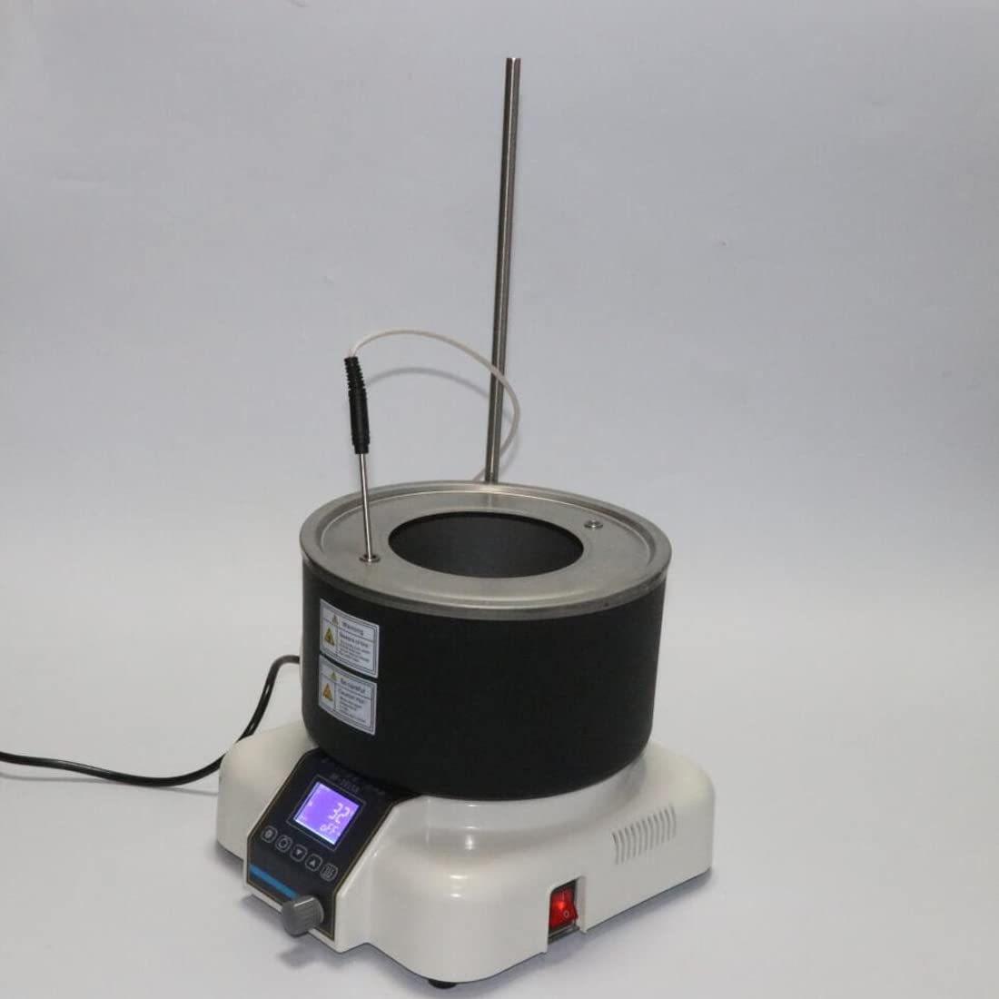 Magnetic Heating Stirrer, SHengwin 2L Lab Stirring Machine 110V Lab Thermostatic Water Bath Mixer