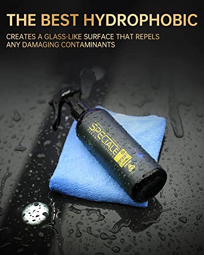 PHILISN Ceramic Spray Coating for Cars (10oz) - SiO2 Nano Technology Quick Coat, High Gloss Hydrophobicty Paint Protection, 12+ Month Lasting Shine, Car Wax Polish for Car Exterior Care