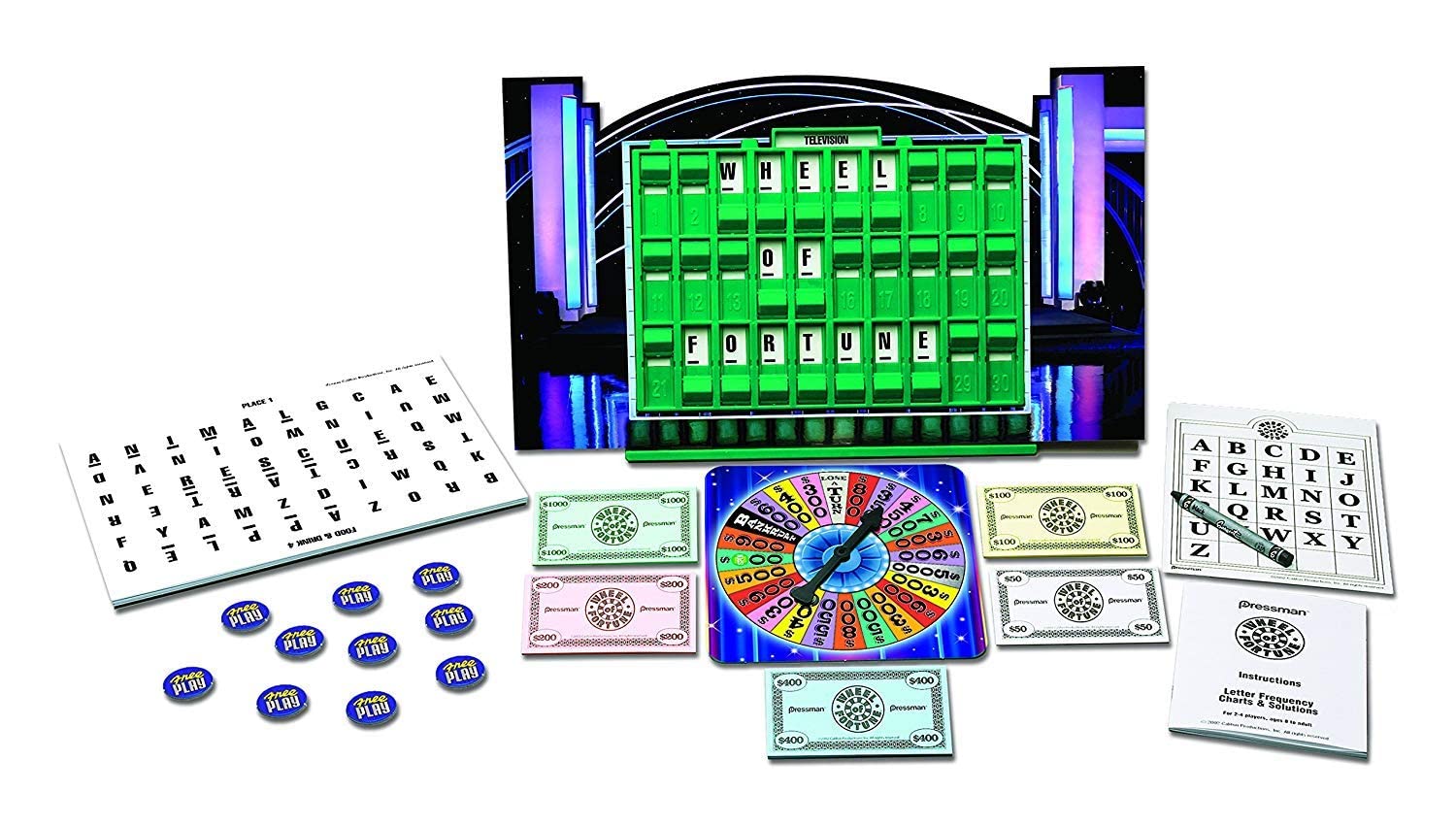 Wheel of Fortune Game: 6th Edition - Spin The Wheel, Solve A Puzzle, And Win by Pressman
