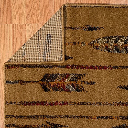 United Weavers of America Affinity Quilted Arrow Rug - 7ft. 10in. x 10ft. 6in. Natural Southwestern Area Rug with Jute Backing