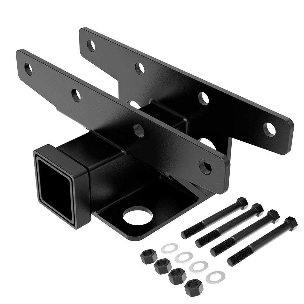 FieryRed Hitch Receiver Compatible with Jeep Wrangler JL 2018-2023 / JLU 2 Door & 4 Door,2'' Towing Rear JL Trailer Receiver Hitch
