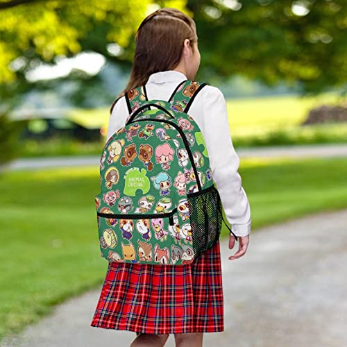 Rwillppycfei Unisex Adult Backpack Animal Cute Crossing Bag Durable Daypack Creative Casual Daypack Classical Basic Business Daypack