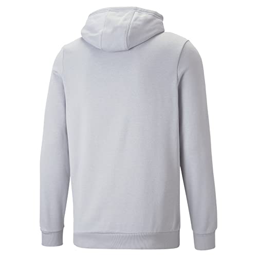 PUMA Men's Standard Essentials Fleece Hoodie, Mercedes Team Silver, Medium