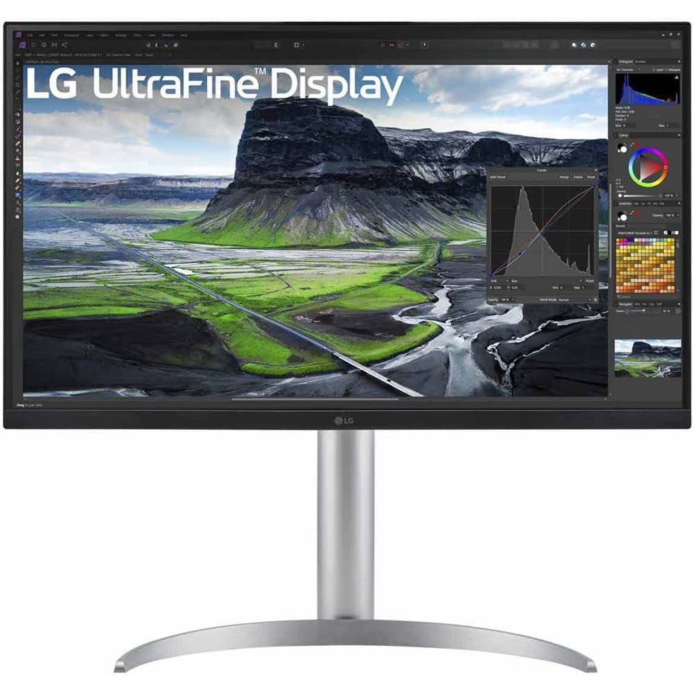 LG 27UQ850-W 27 inch Ultrafine UHD 4K Nano IPS Monitor with VESA DisplayHDR 400 2 Pack Bundle with 1 YR CPS Enhanced Protection Pack