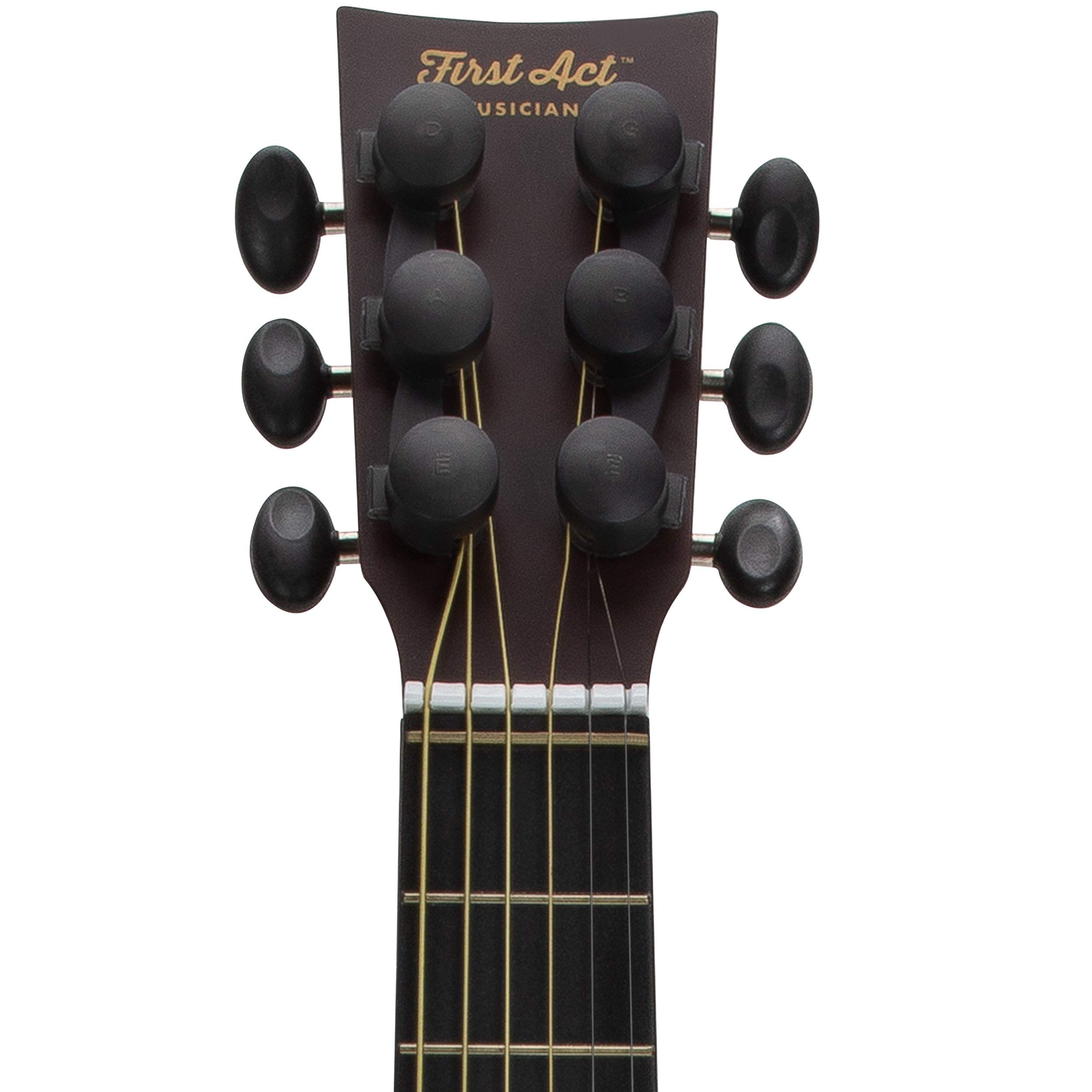 First Act Acoustic Sunburst Guitar, 30 Inch - Brass Acoustic Guitar Strings, Tuning Gear, String Post Covers, Steel-Reinforced Neck, Strap Buttons β Musical Instruments