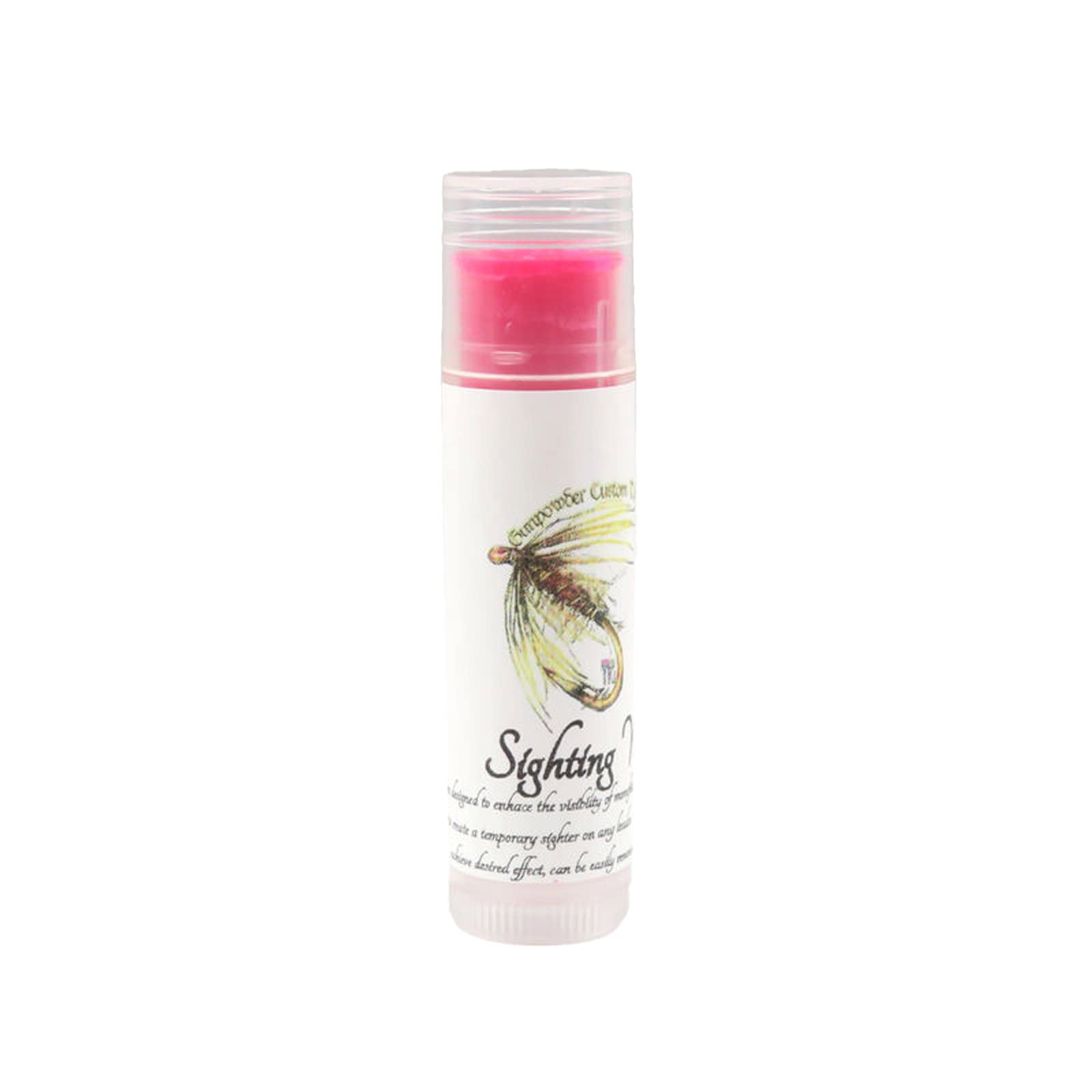 Hareline Gunpowder Custom Tackle Sighter Leader Wax- Flo. Pink