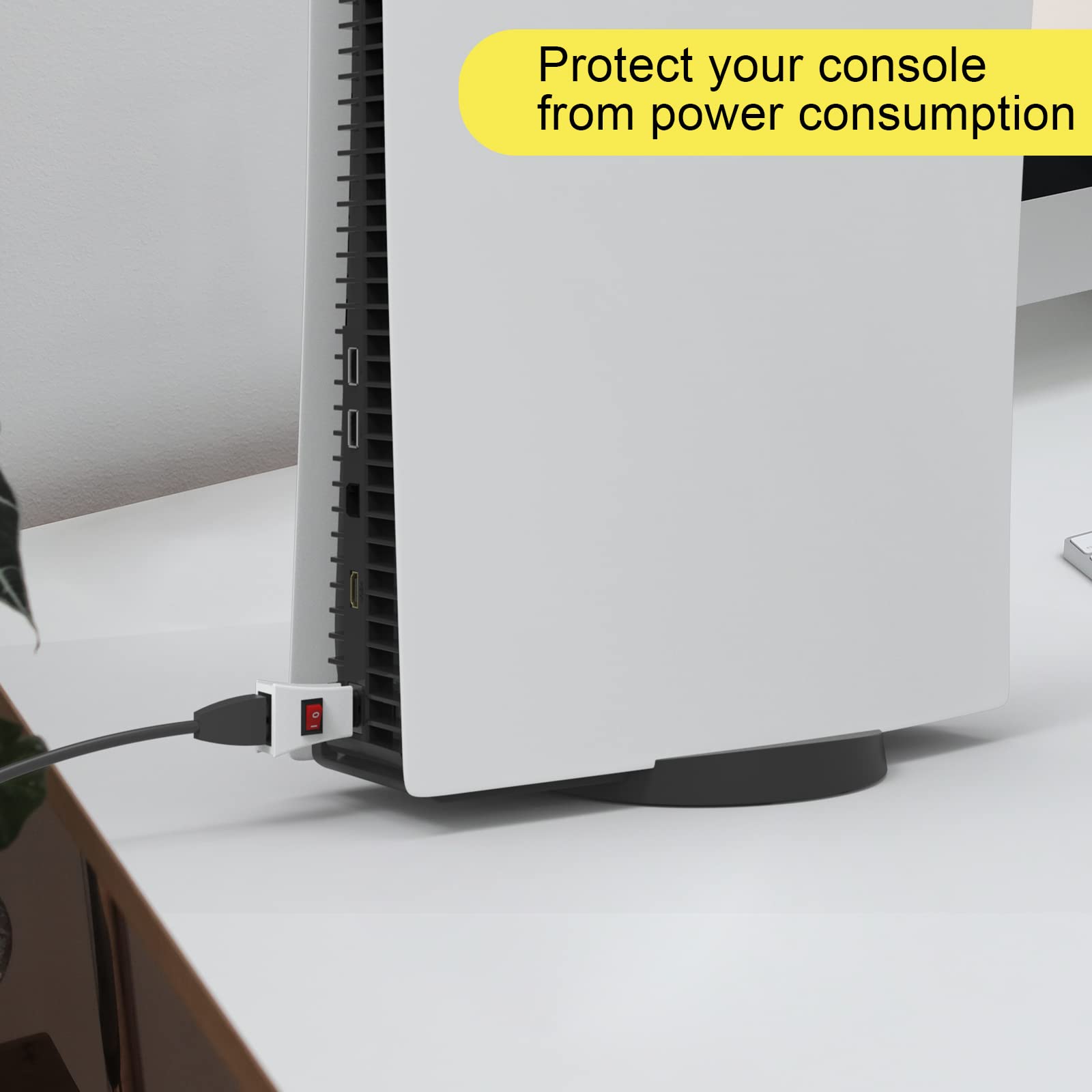 JDDWIN Power ON/Off Switch Button Adapter for P5/PS4/PS4 Slim/PS3